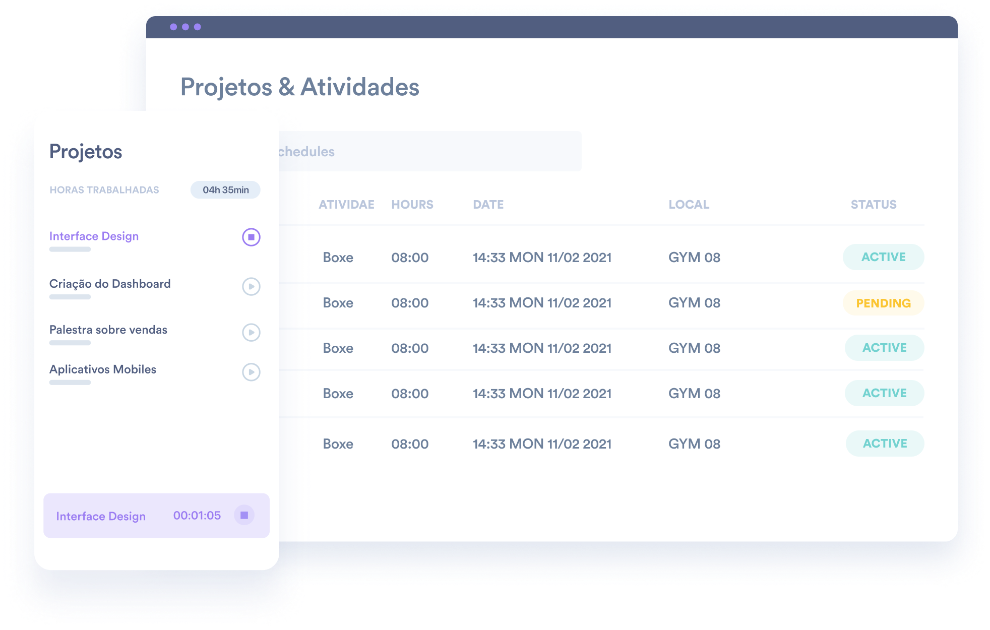 Oitchau - Controle de Ponto Eletrônico